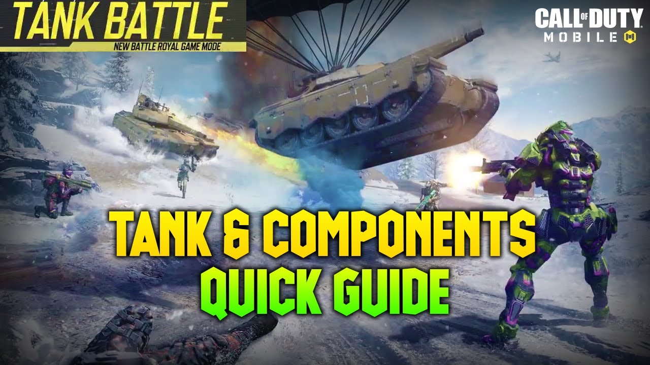 HOW TO PLAY TANK BATTLE MODE COD MOBILE | HOW TO MAKE TANK COMPONENTS ...