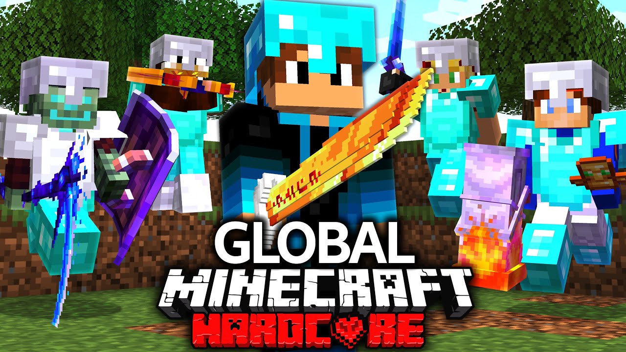 200 Players Simulate Minecraft's Global Tournament - YouTube