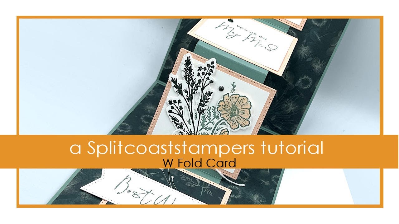 W Fold Card - YouTube