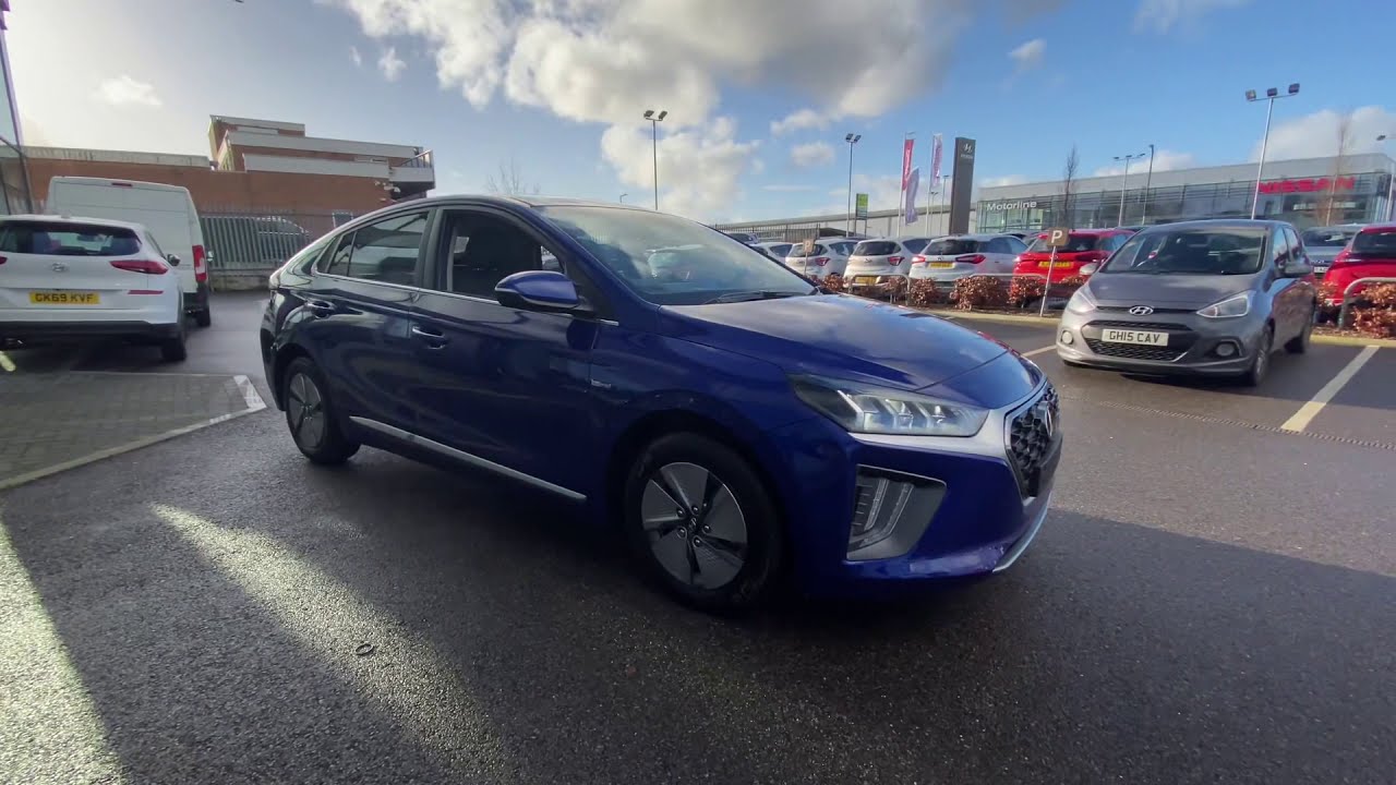 HYUNDAI IONIQ PREMIUM HYBRID - INTENSE BLUE - YouTube