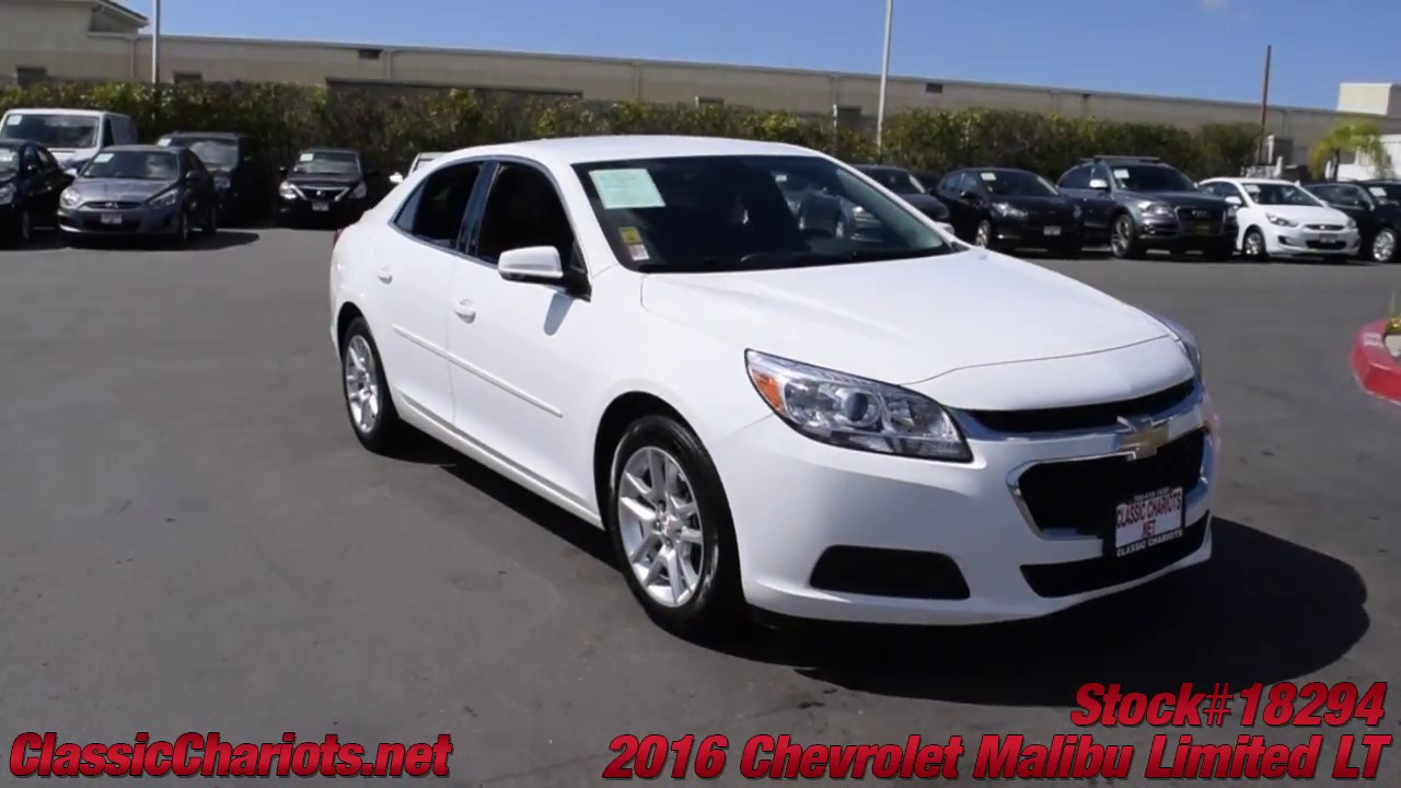 2016 Chevrolet Malibu Limited LT-18294 - YouTube
