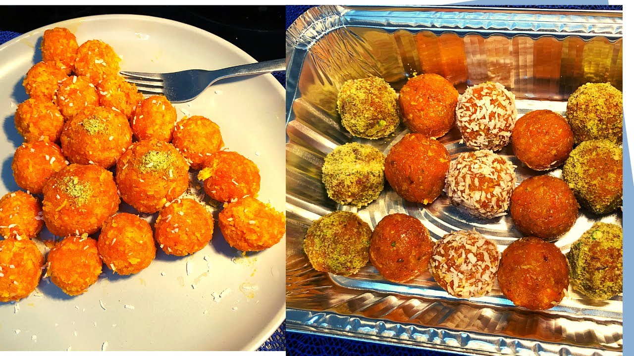 2 different Carrot Laddu recipe | Carrot Halwa recipe | How to cook ...