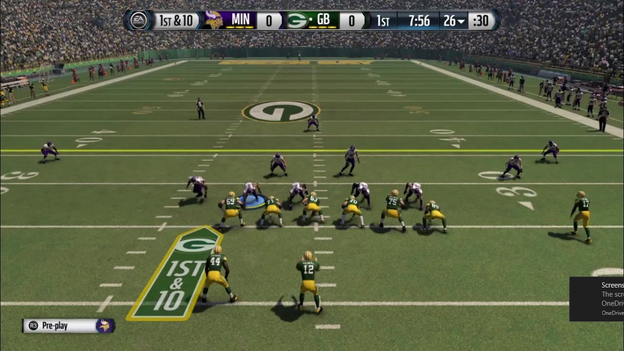 Madden RAGE Vikings vs Packers Madden Simulation - YouTube