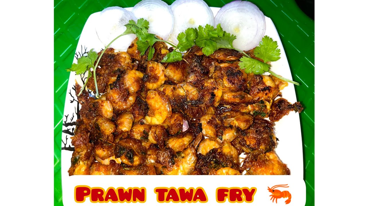PRAWN FRY🦐//PRWAN TAWA FRY//SEA FOOD//PRWAN RECIPE 🦐😋 - YouTube