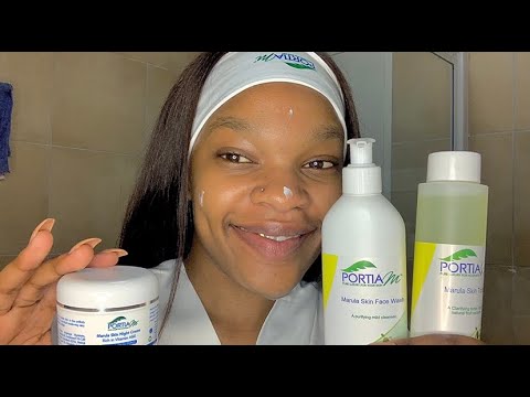 NIGHT TIME ROUTINE | PORTIA M SKINCARE | SOUTH AFRICAN YOUTUBER - YouTube