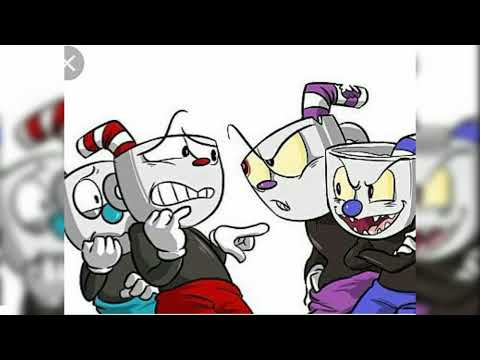Evil cuphead and evil mugman