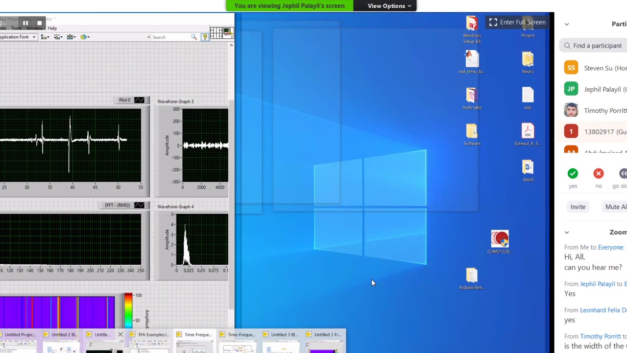 WeekStuVac STFT Labview - YouTube