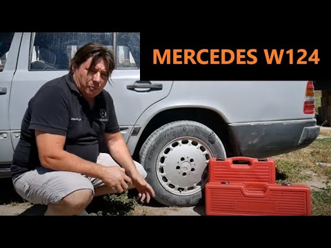 Mercedes Benz W124 - how to replace the rear wheel bearing DIY - YouTube