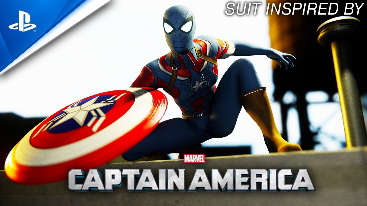 NEW Captain America Spider-Man + SHIELD MOD - Spider-Man PC MODS - YouTube