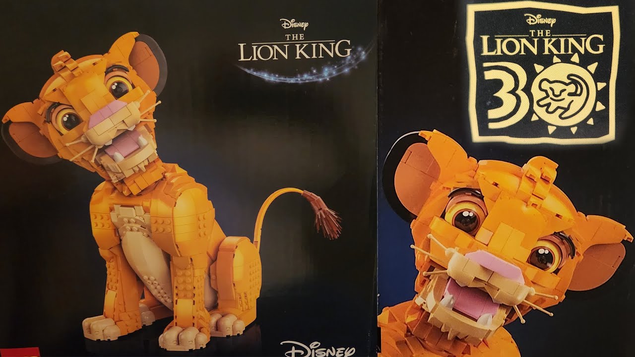 Young Simba the Lion King LEGO Review - YouTube