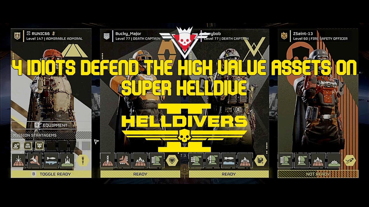 Helldivers 2 | The 4 Idiots Saga Continues | Feat @ZSaint13Gaming - YouTube
