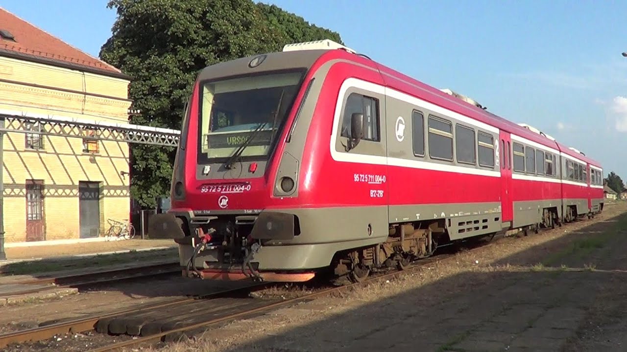 Serbian railways Metrovagonmash Class 711 Vrsac to Beograd Dunav - YouTube