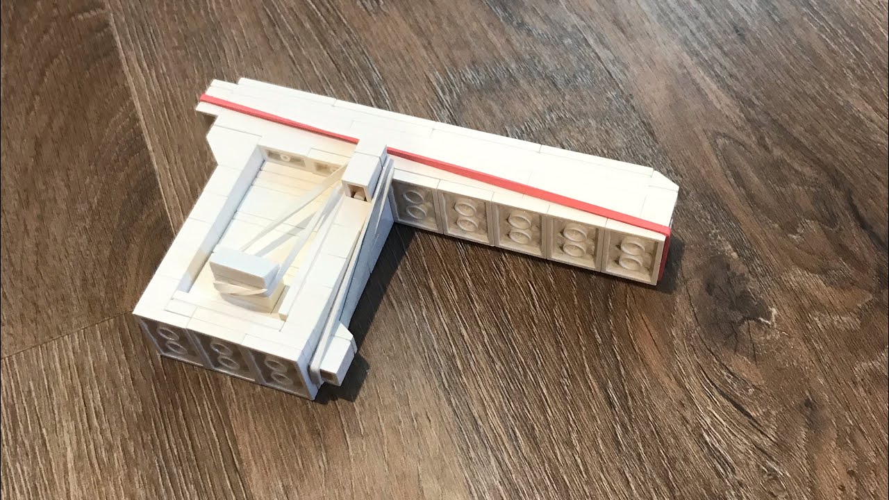 Working Lego gun (no technic pieces) - YouTube