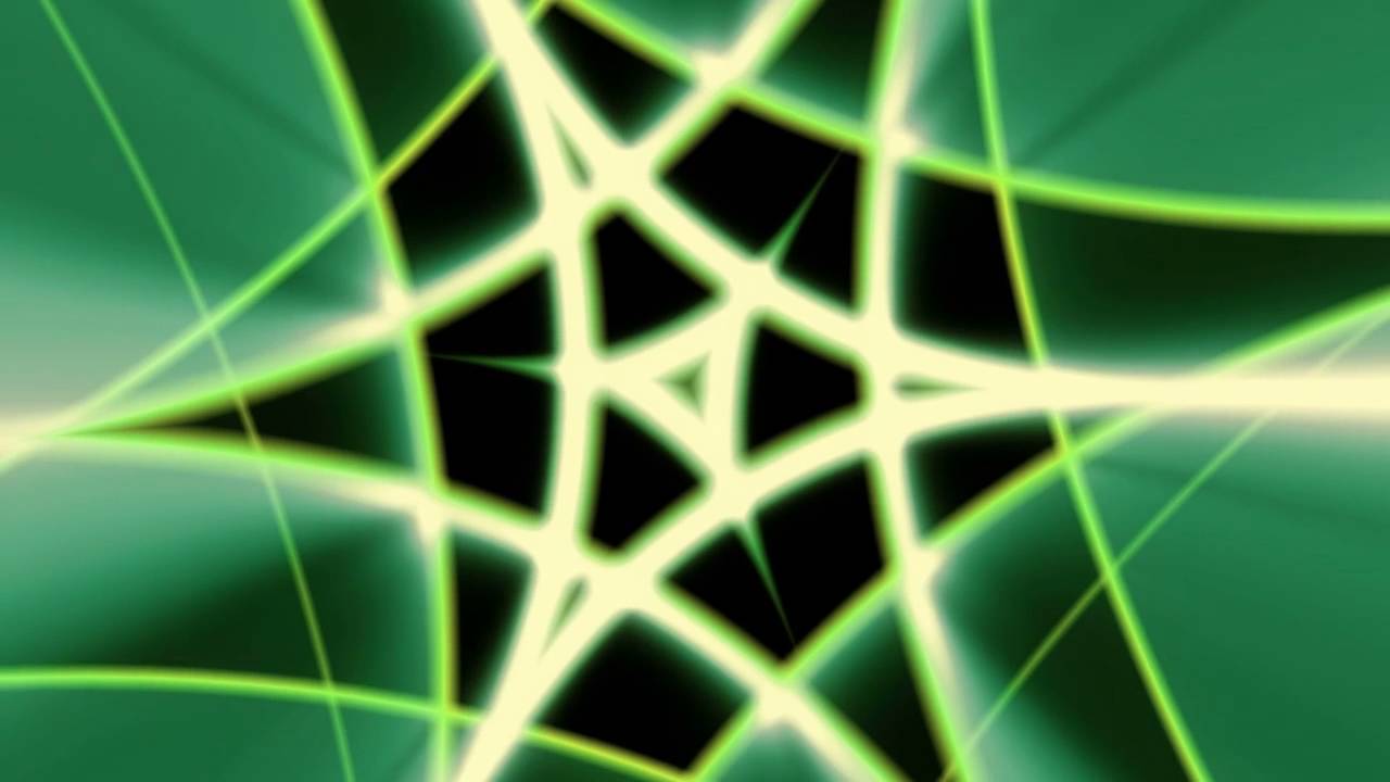 Club Visuals 677 - Green triangles VJ loop - YouTube