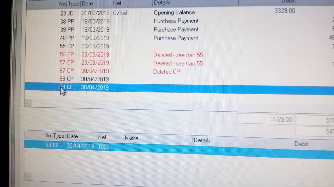 how to delete transaction in sage 50 - YouTube