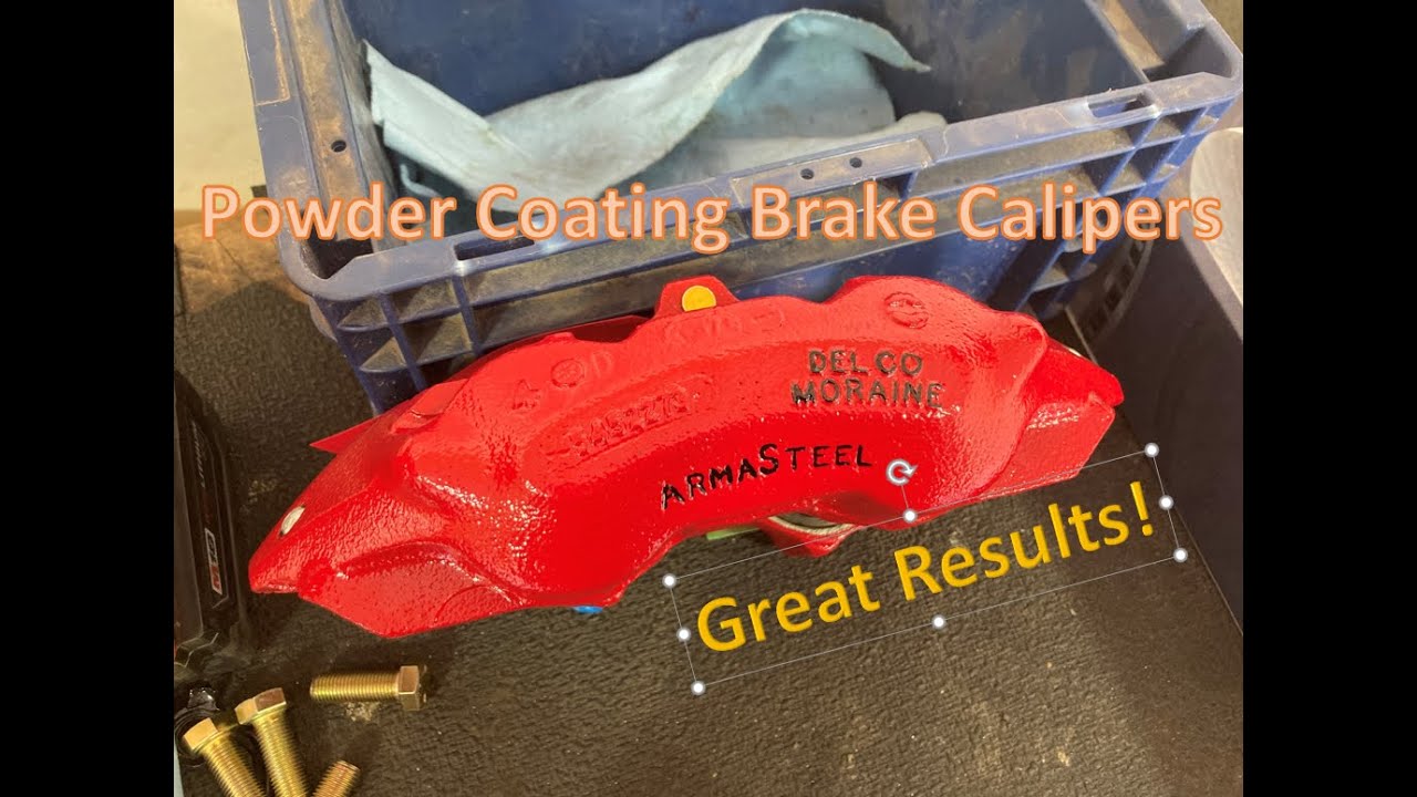 Powder Coating Brake Calipers - YouTube