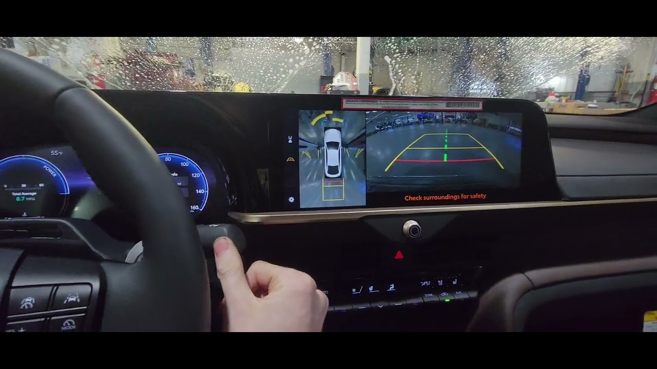 2024 toyota crown rear camera washer - YouTube