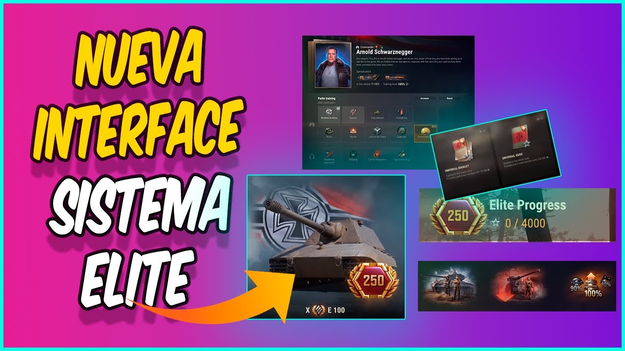 Nueva Interface WOT, Sistema Elite, Actualizacion 1.22.1 World of tanks ...