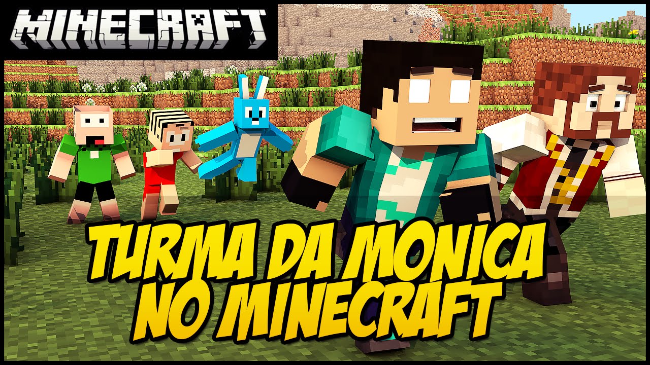 TURMA DA MÔNICA NO MINECRAFT? (SKY WARS) - YouTube