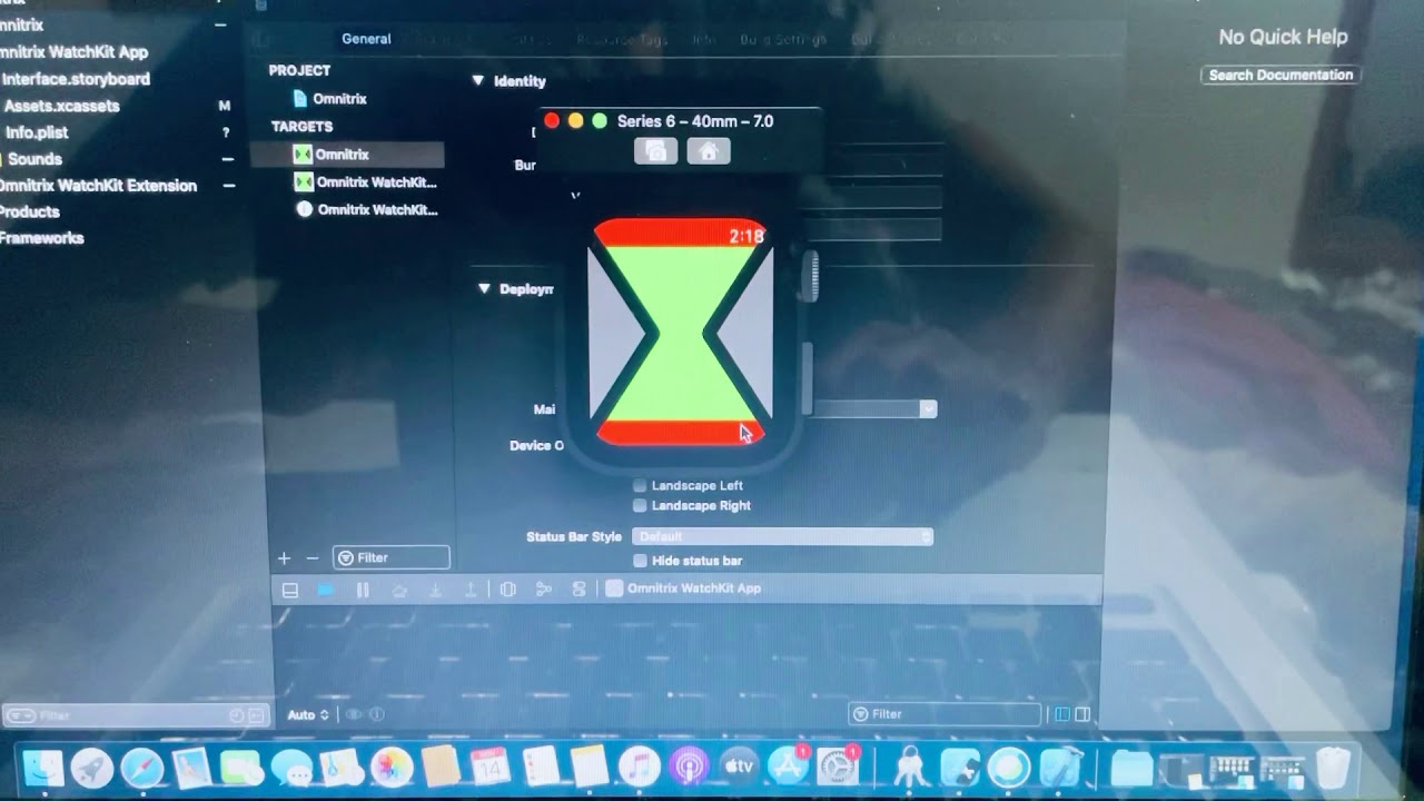 Self destruct mode for Apple Watch Omnitrix App - YouTube