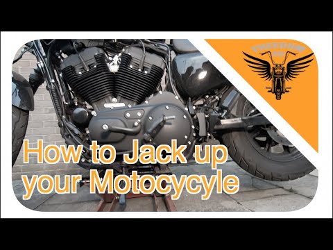 *How To* Jack Up Harley Davidson Sportster - YouTube