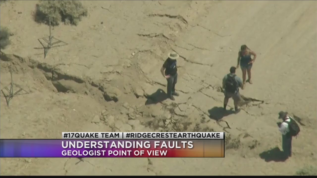Geologist explains faults the Ridgecrest earthquake - YouTube