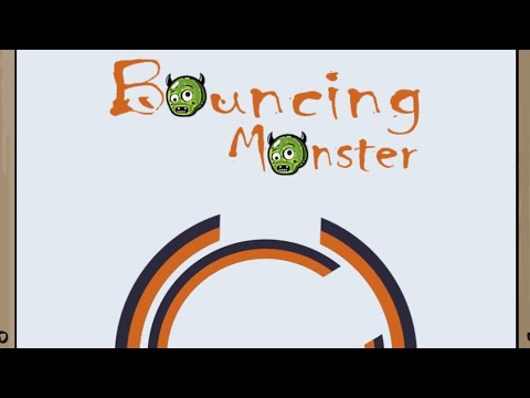 Aaja to yaha game mere ko pareshan karke rula dala . # bouncing monster ...