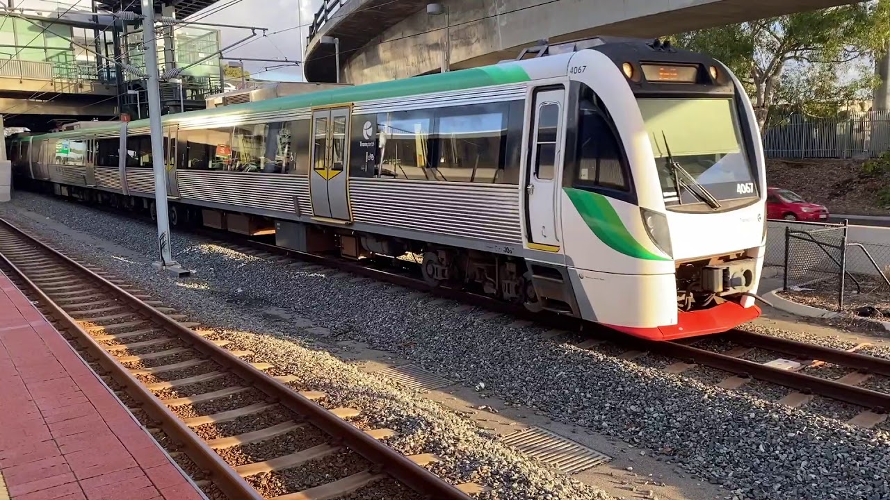 Transperth trains at canning bridge station - YouTube