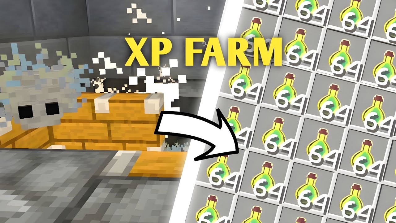 Super Fast Xp Farm In Minecraft Pocket/Java/Bedrock 1.21 || Savage Boy ...