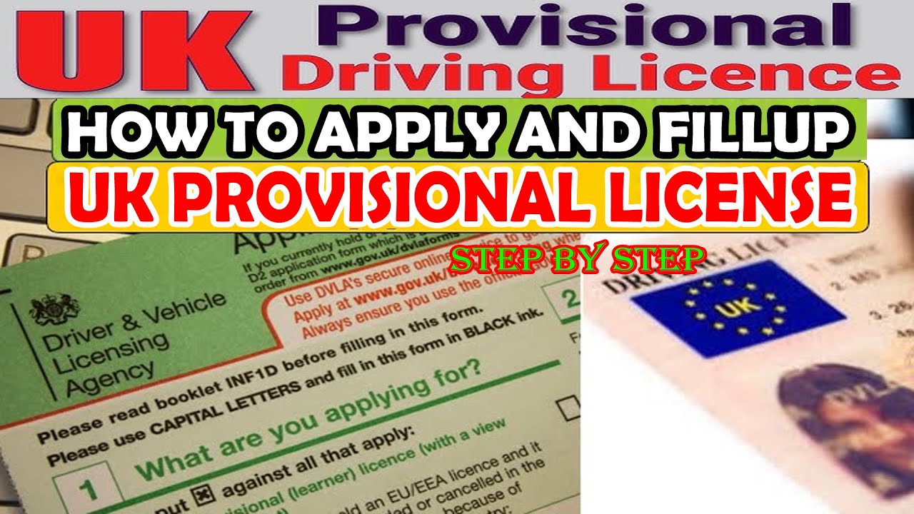How to Apply and Fill-up UK Driving Application Form | Step-by-Step ...