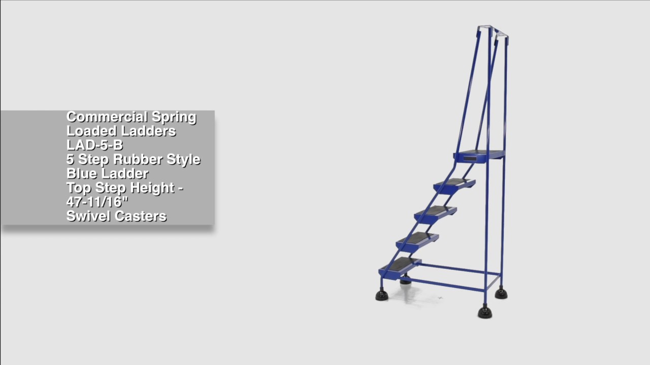 LAD Commercial Spring Loaded Ladders - YouTube