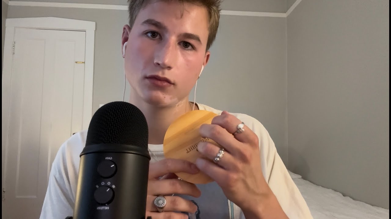 asmr soft spoken ramble and tapping triggers - YouTube
