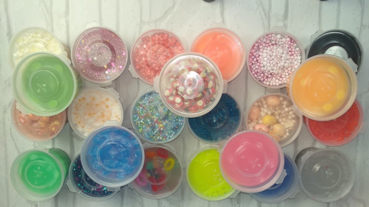 My Slime Collection - SlimeMAN - YouTube