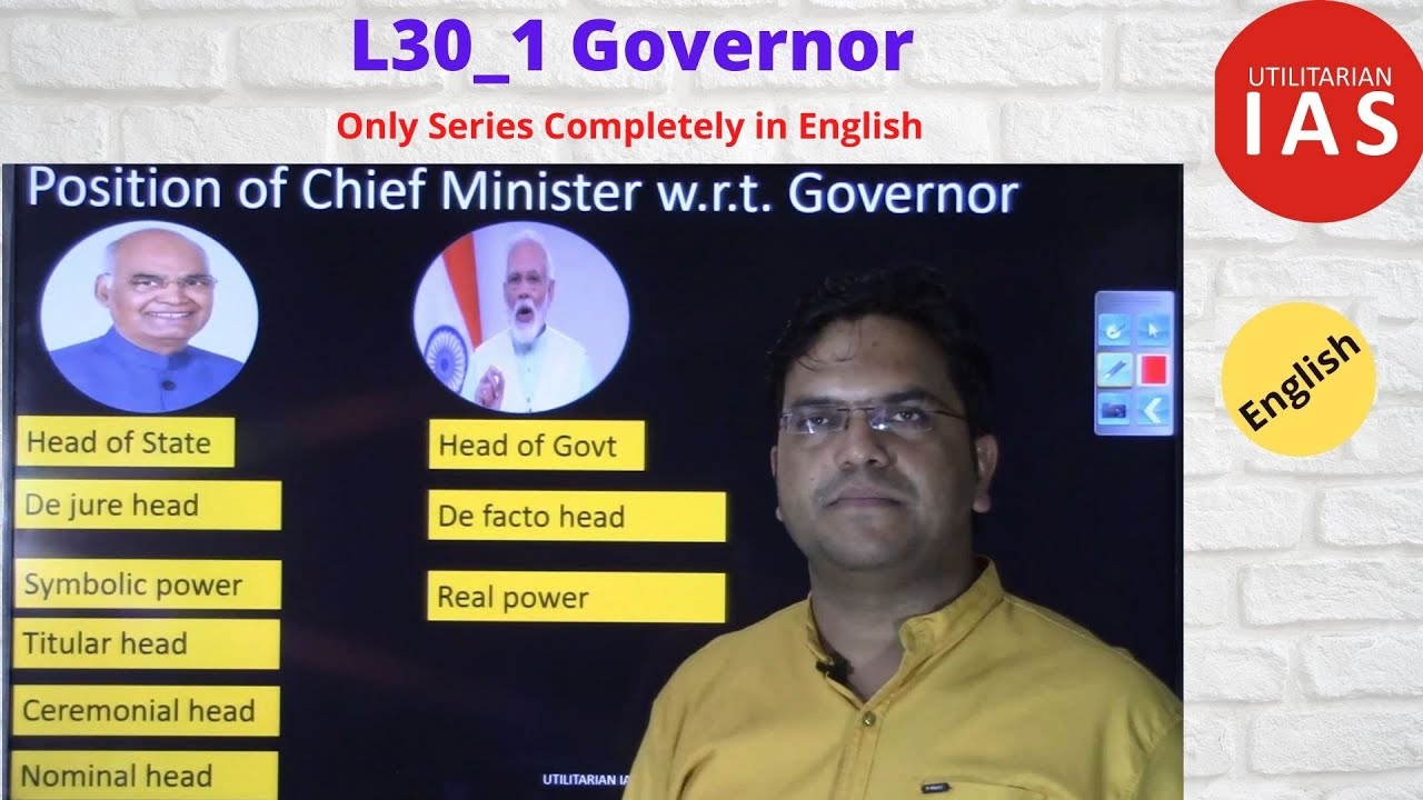 Governor | L30_1 | Governor for UPSC | Office of Governor | English ...