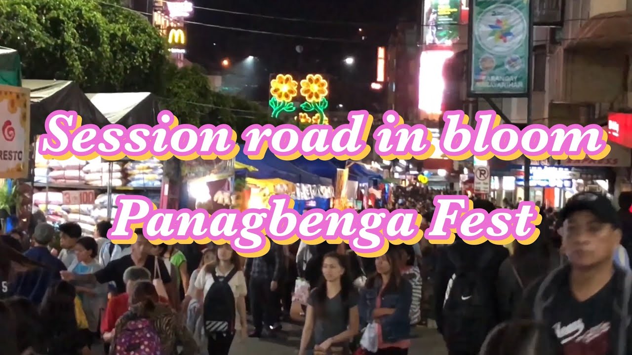 Session road in bloom, Panagbenga Festival in Baguio 2018 Night view ...