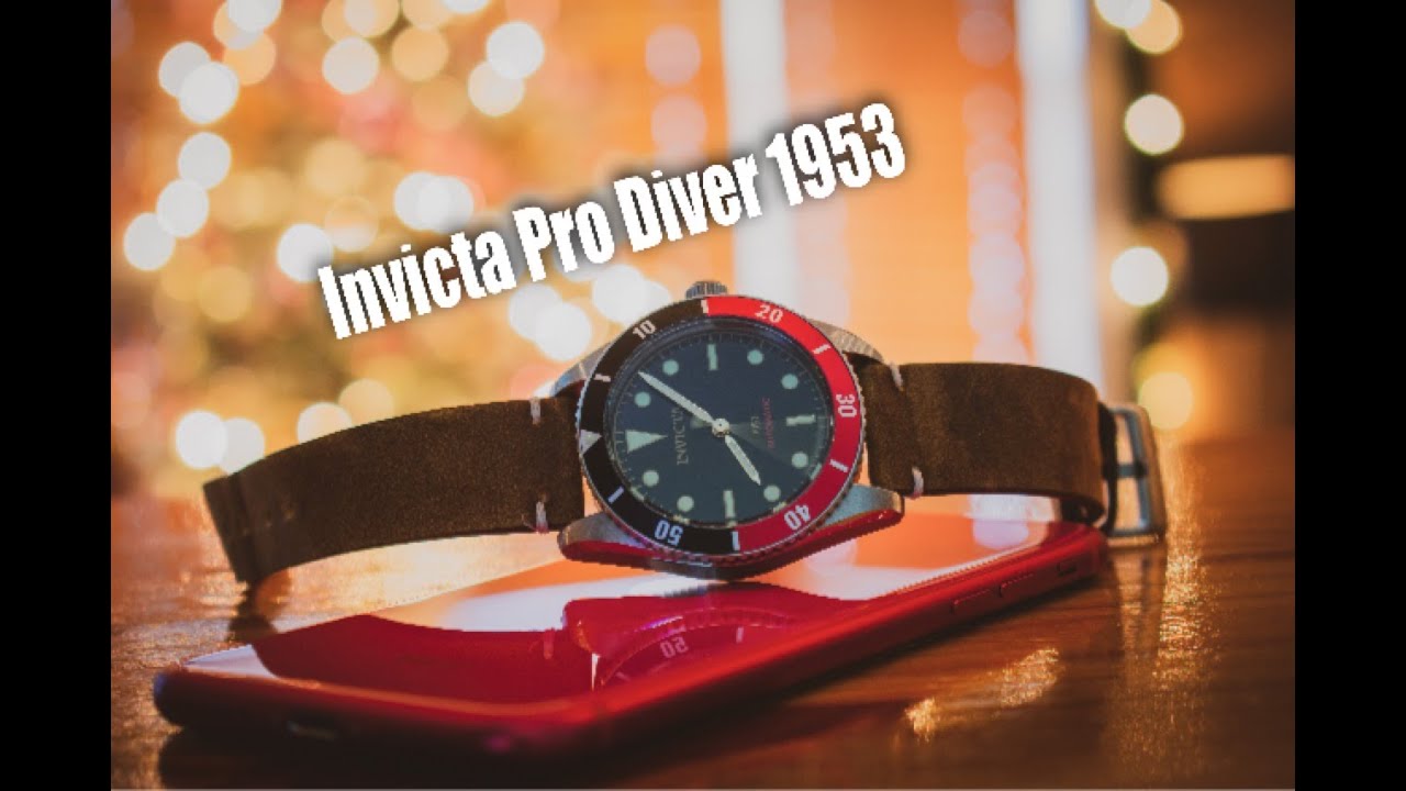 | Best Rolex 1953 Submariner Homage | Invicta Pro Diver 1953 - YouTube