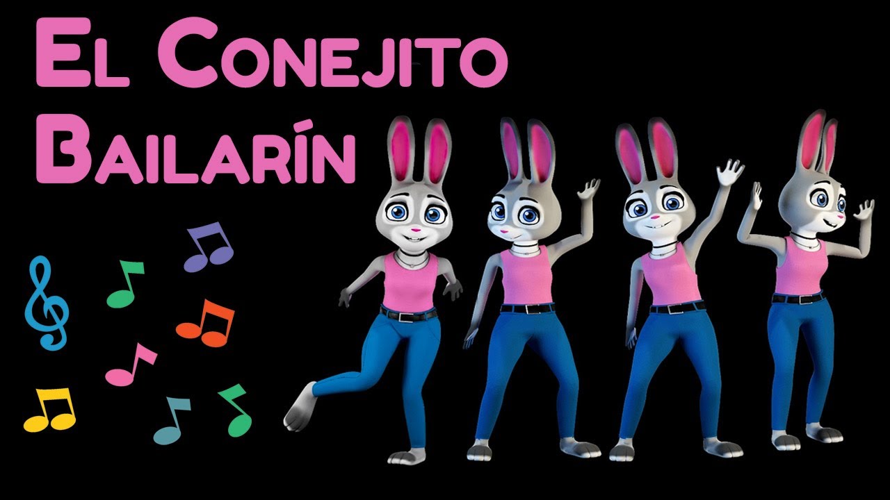 El Conejito Bailarín - Canción Infantil para Bailar y Divertirse ...