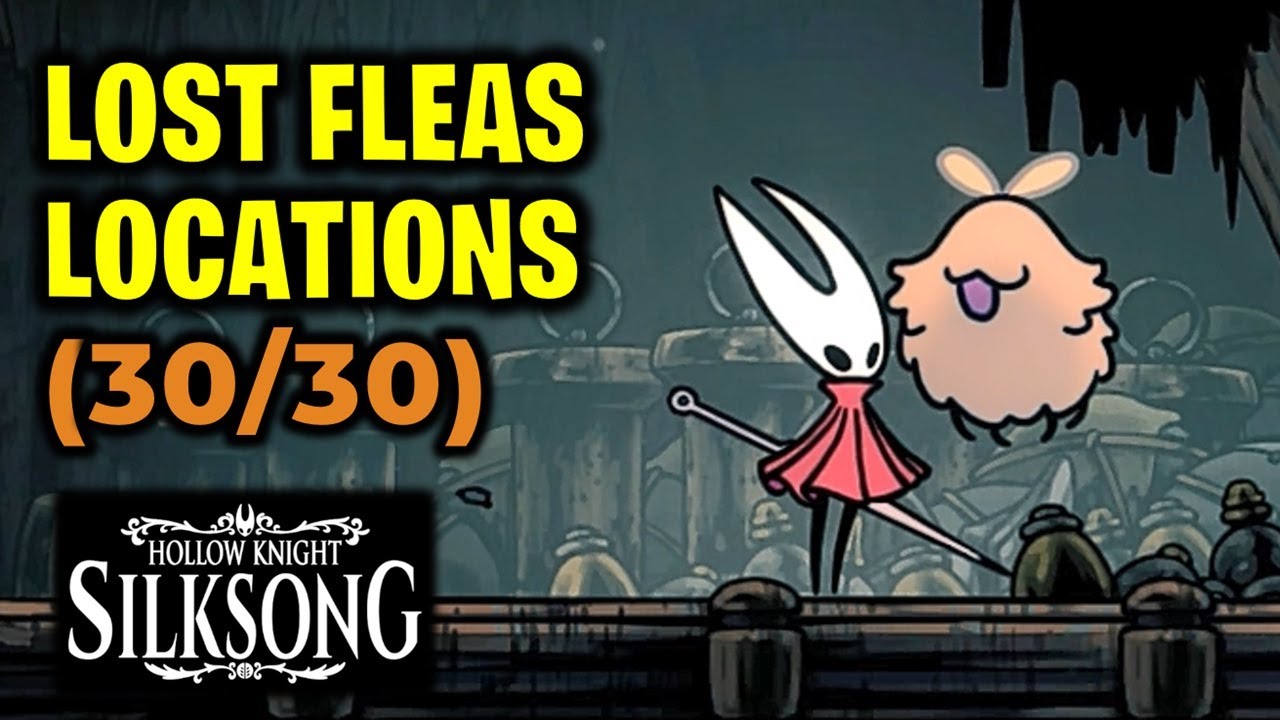 How to find All Flea Locations | Hollow Knight Silksong - YouTube