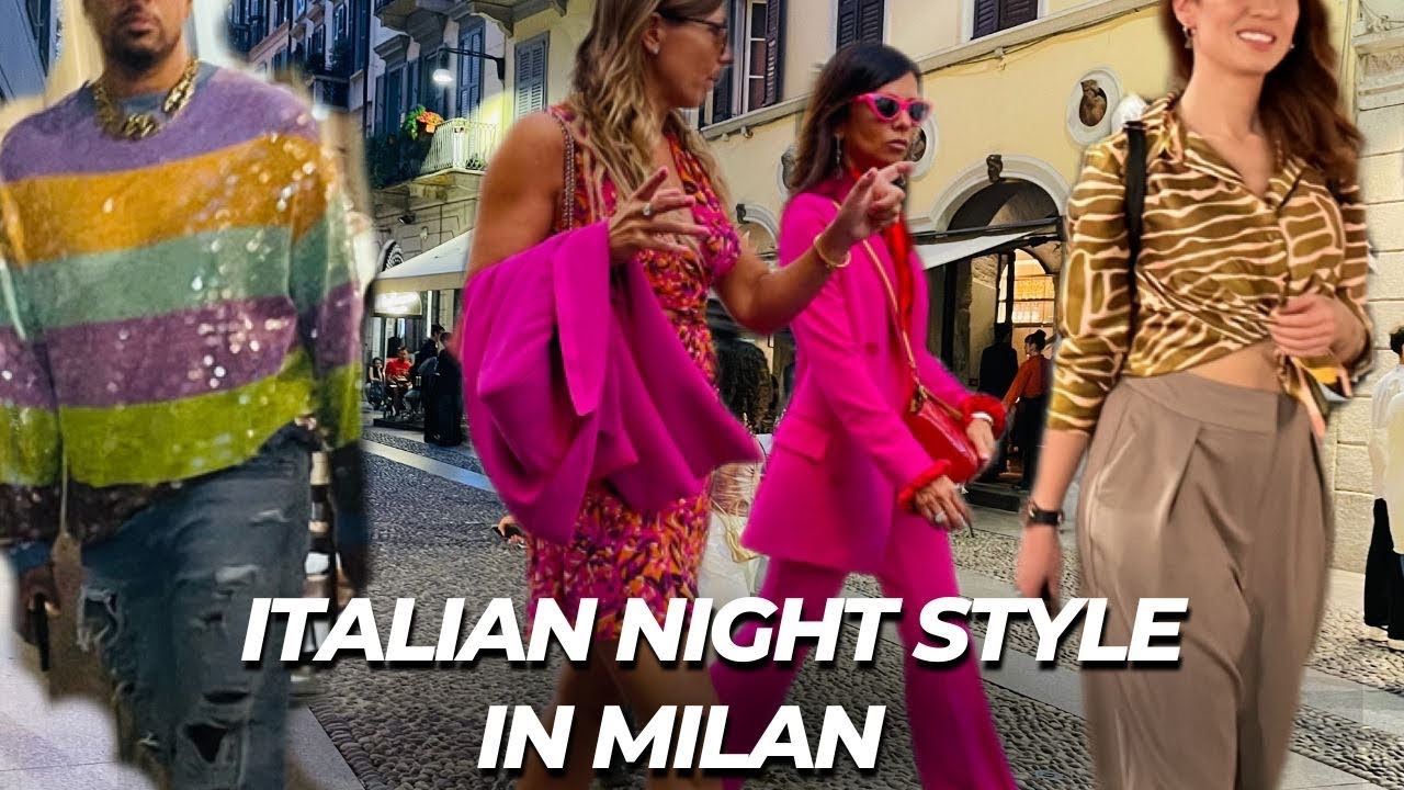 Autumn Night Street Fashion in Milan | Italian Style 🍂 - YouTube