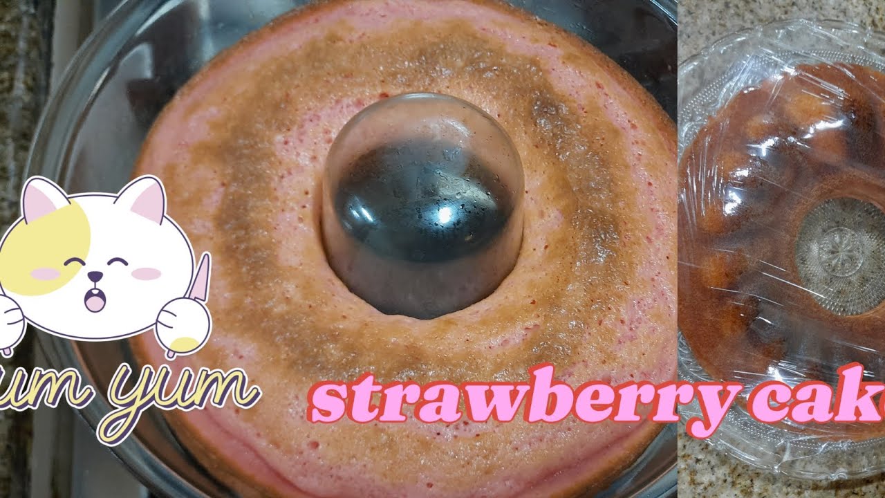 gagawa po ako ng strawberry cake...#ofwlife #cake - YouTube