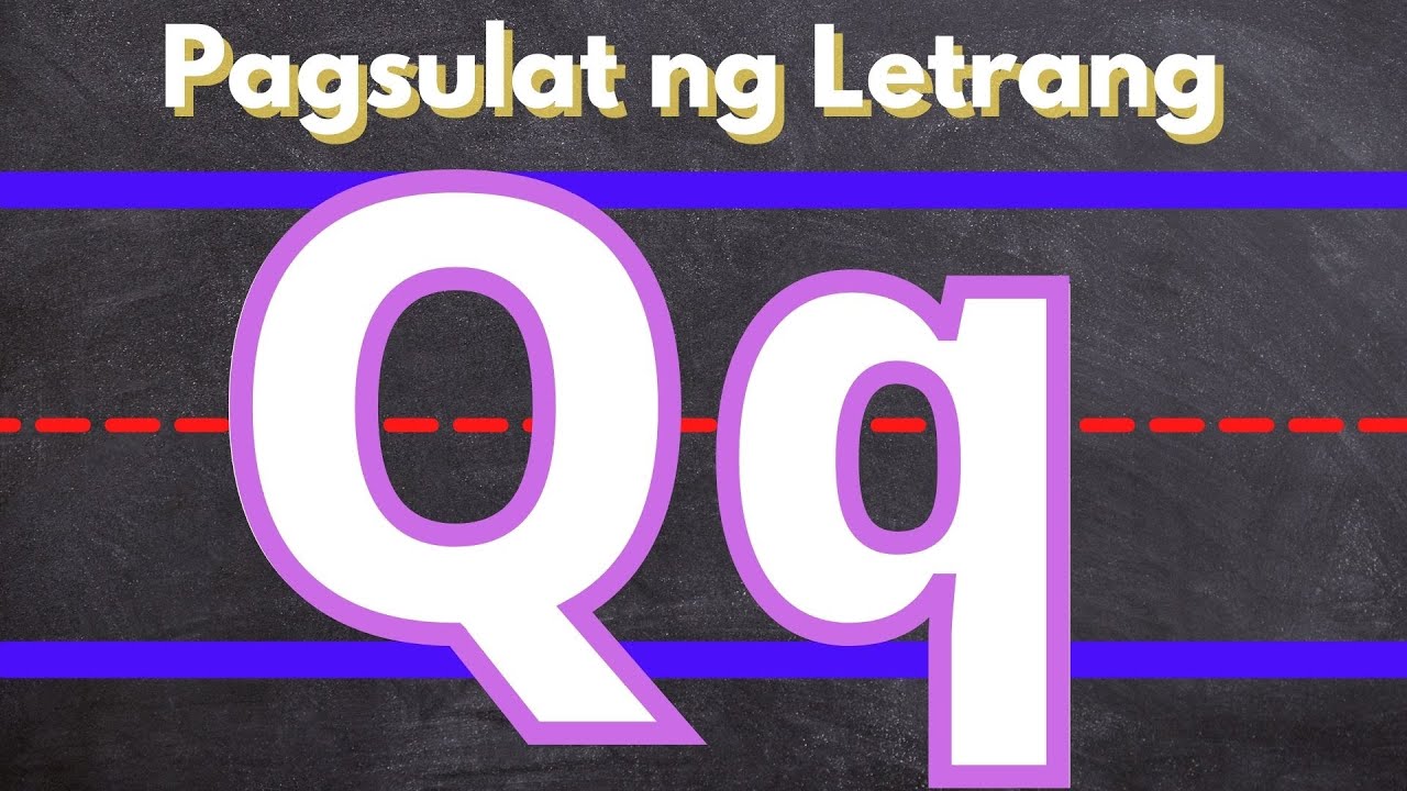 PAGSULAT NG LETRANG Qq | KINDERIFIC TV - YouTube