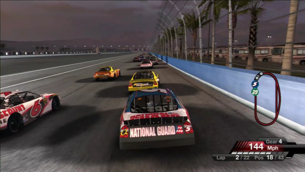 NASCAR 09-NATIONWIDE SERIES/CAR #5/AUTO CLUB SPEEDWAY/GAMEPLAY PS3 ...