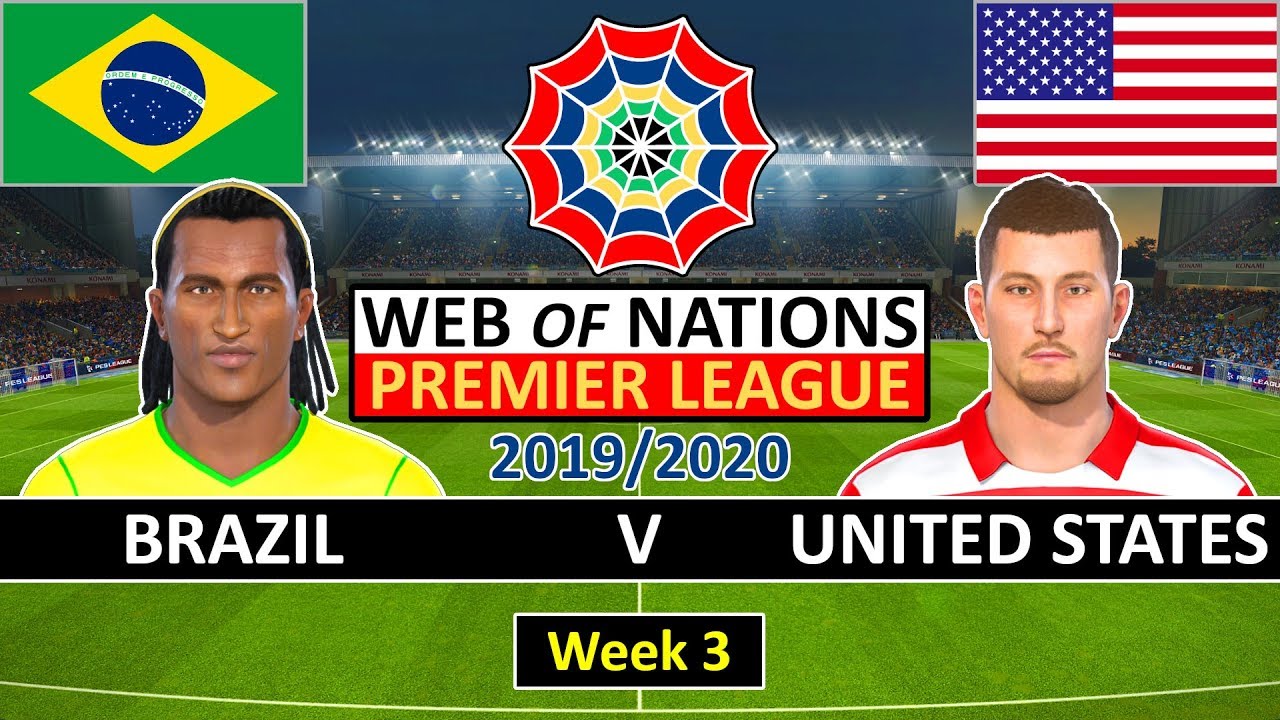 Brazil Vs United States | Premier League 2019/2020 - YouTube