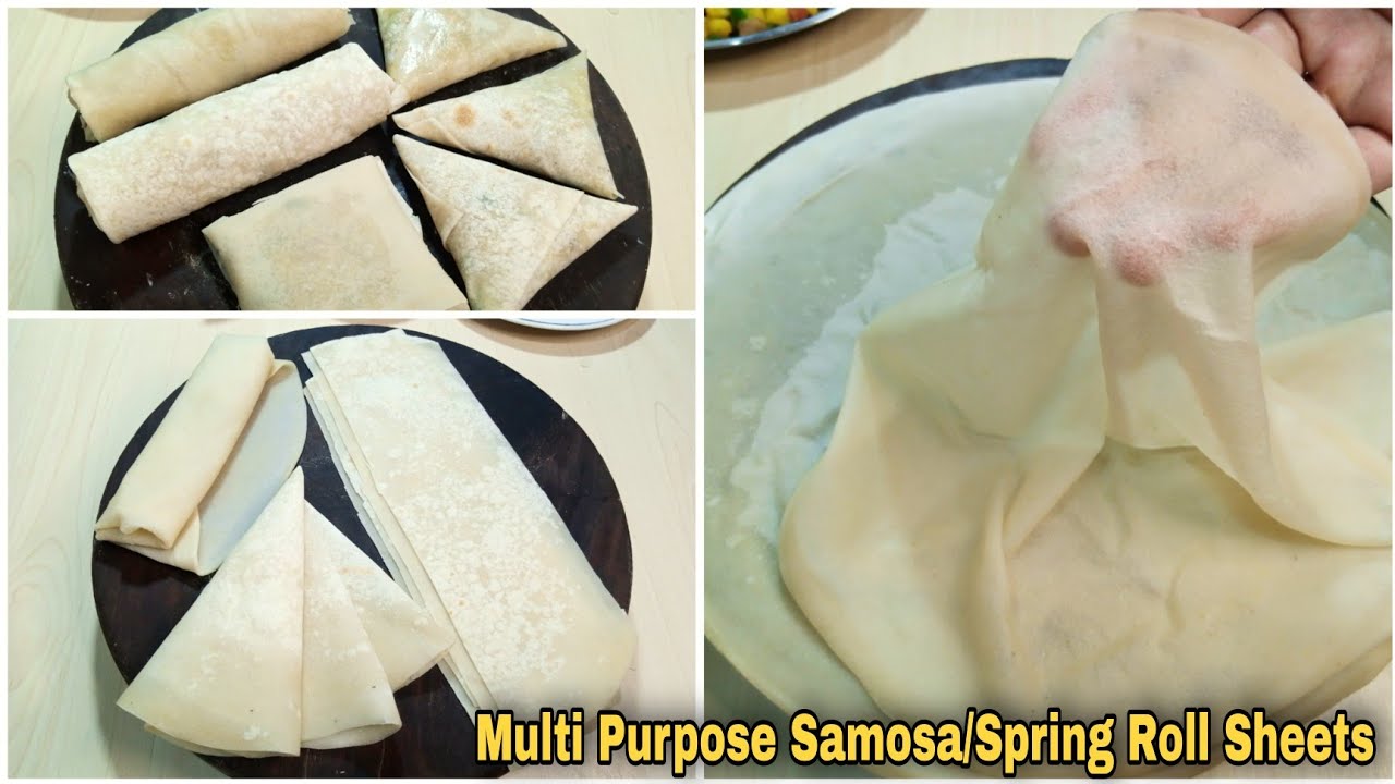 Homemade Samosa & Spring roll Patti/Sheets (Ramadan Special) | iftar ...