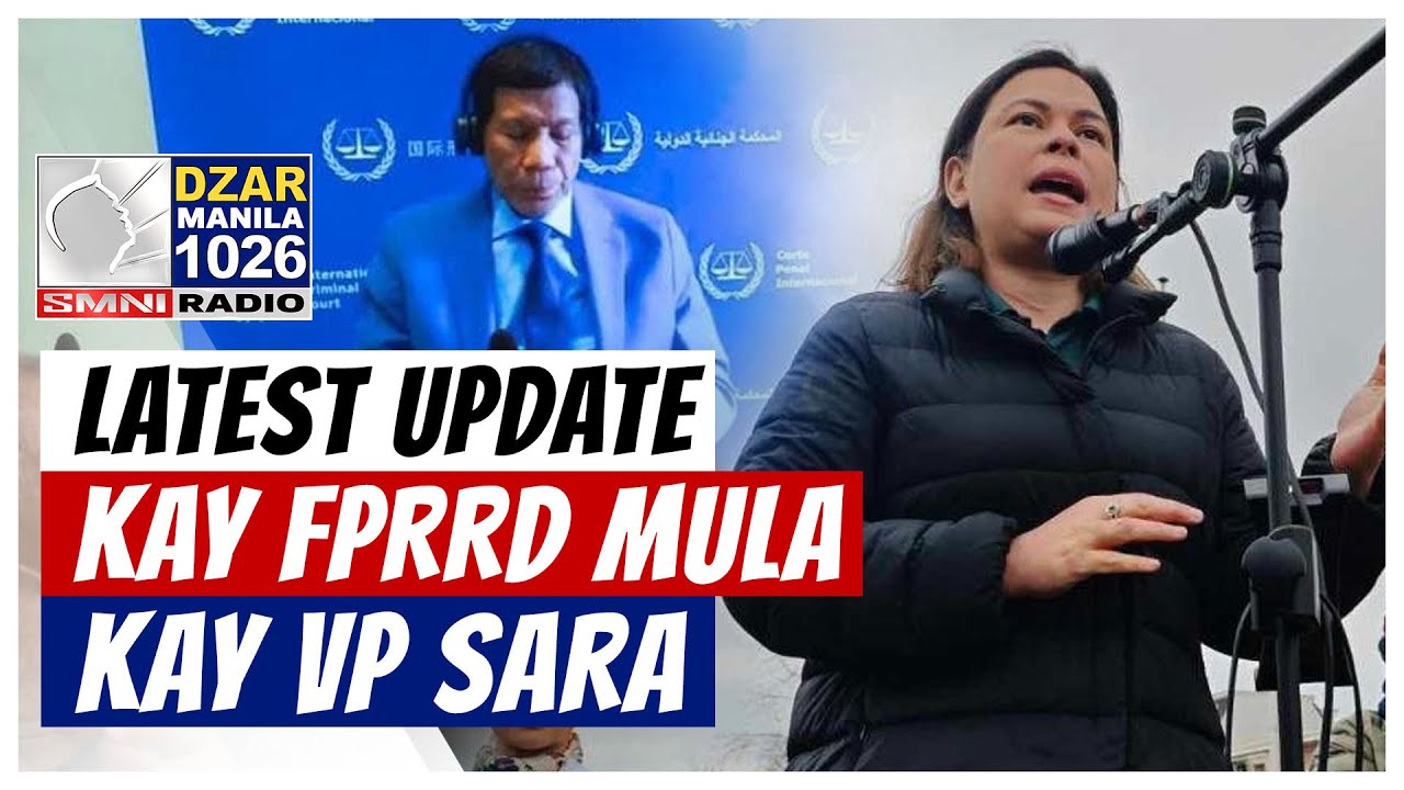 VP Sara Duterte, muling nagbigay ng update kay FPRRD - YouTube