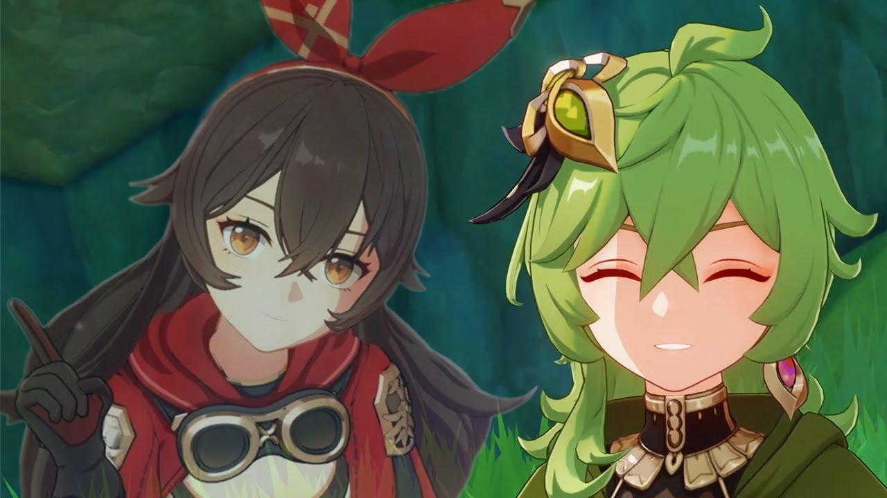 Collei SIMPING for Amber - Genshin Impact Story Moments - YouTube