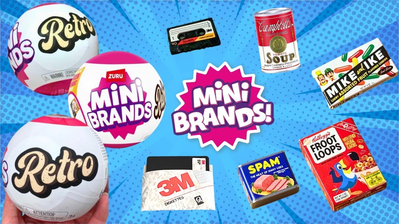 NEW Zuru 5 Surprise Mini Brands Retro Capsules | My honest review ...