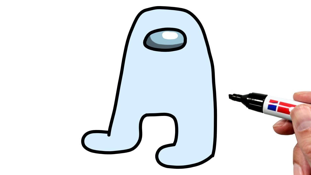 How to Draw Amogus Meme - YouTube