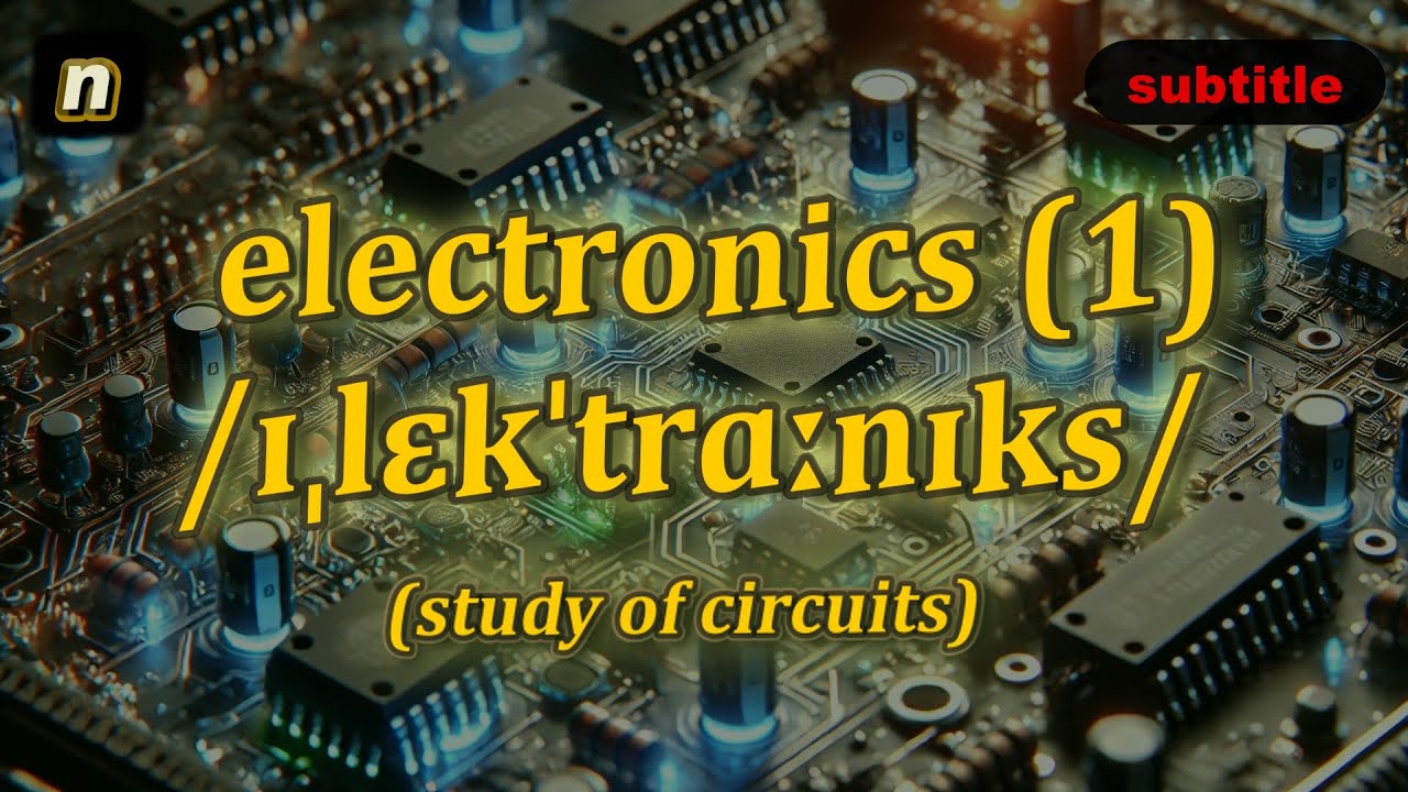 [n] Electronics meaning (study of circuits) with 5 examples - YouTube