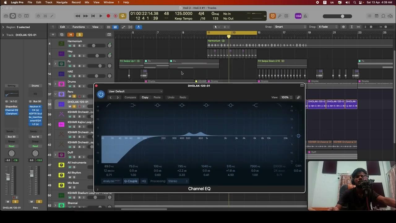 How To Mix Master A Complete Song Hindi Tutorial Logic Pro X - YouTube